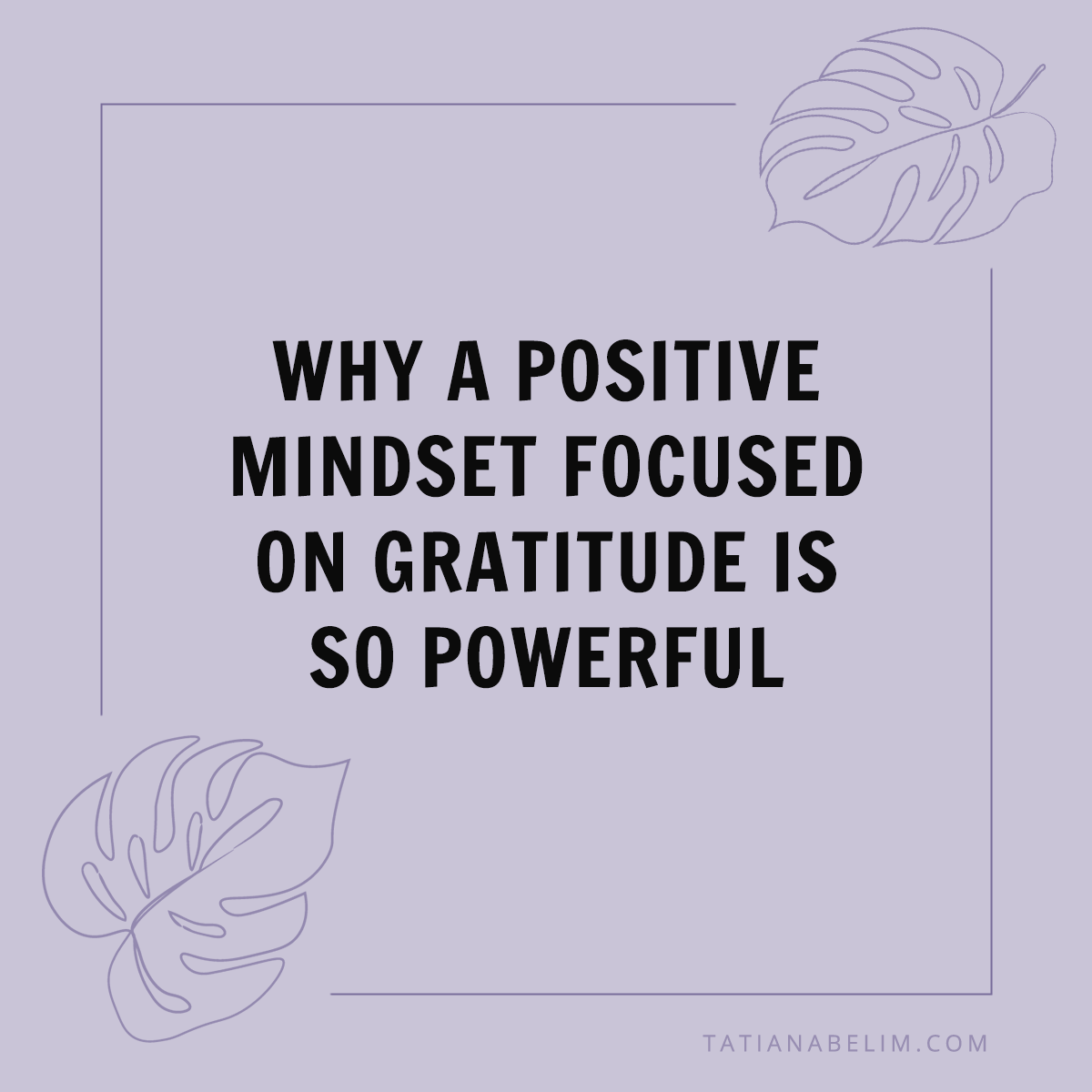 Why A Positive Mindset Focused On Gratitude Is So Powerful