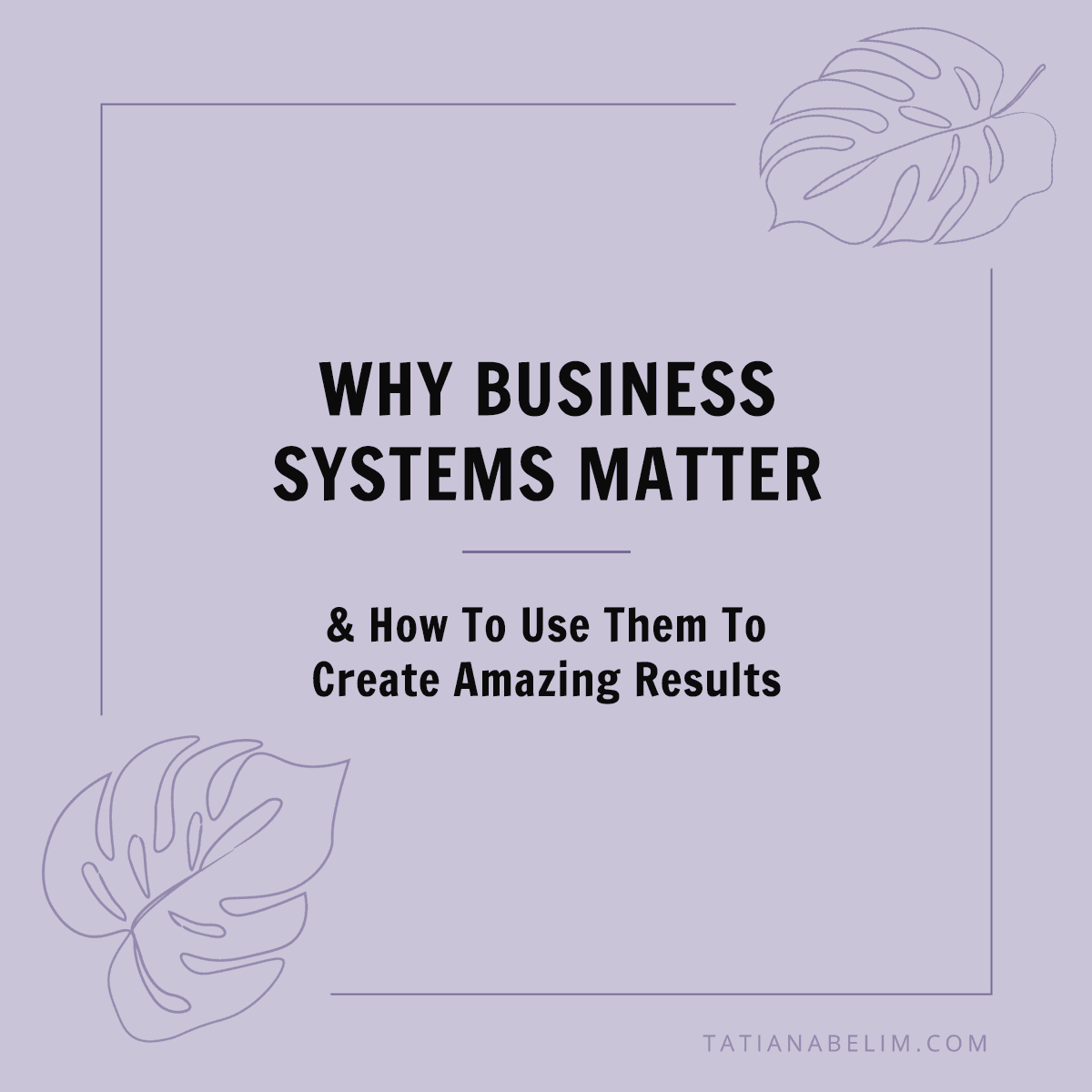 Why Business Systems Matter & How To Use Them For Amazing Results